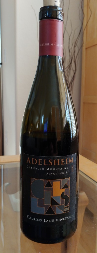 2021 Adelsheim, Pinot Noir, Chehalem Mountains, Calkins Lane Vineyard ...
